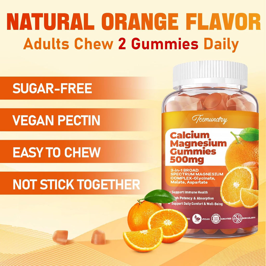 Delicious calcium gummies for kids and adults