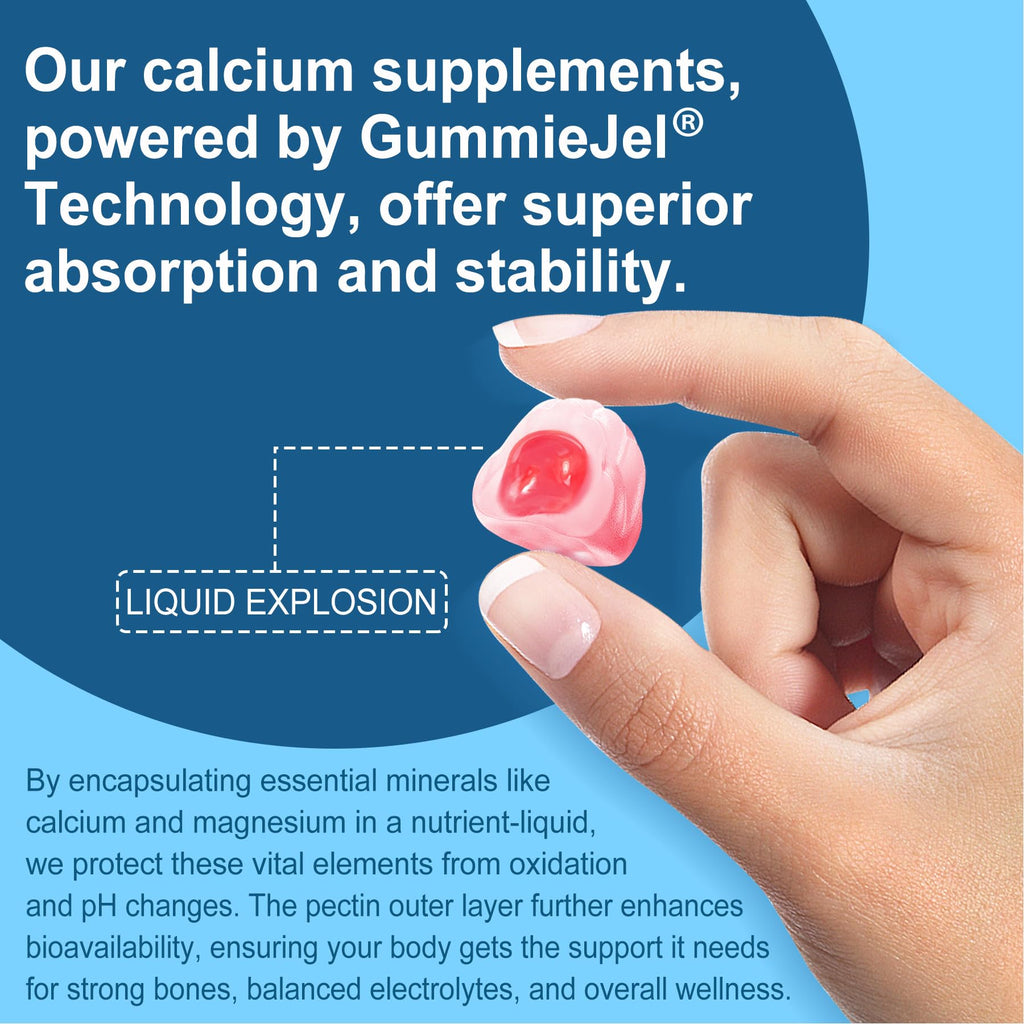 delicious calcium gummies for kids and adults