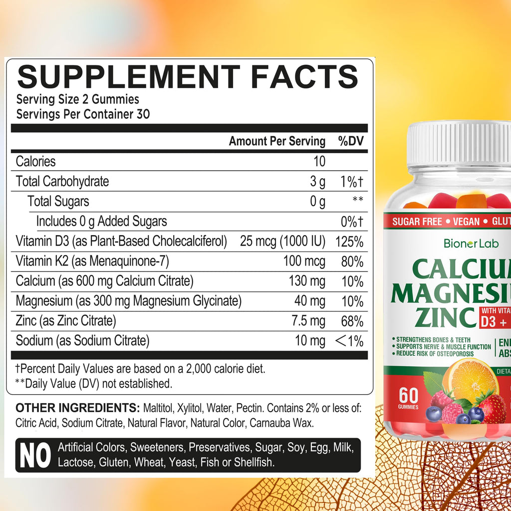 delicious calcium gummies for kids