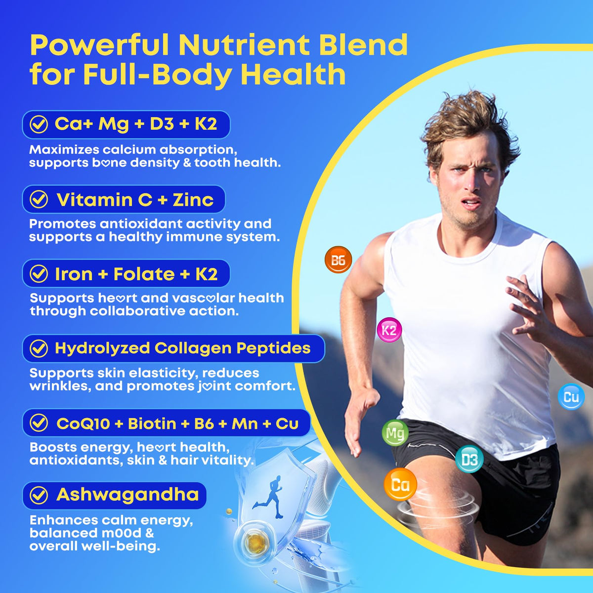 Delicious calcium gummies with K2
