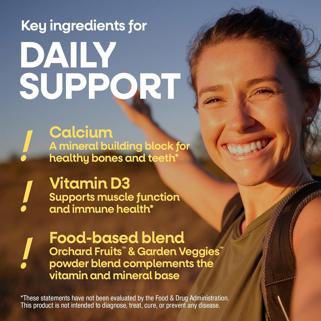 Delicious calcium gummies with vitamin D