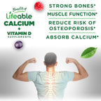 Delicious calcium gummies with vitamin D3