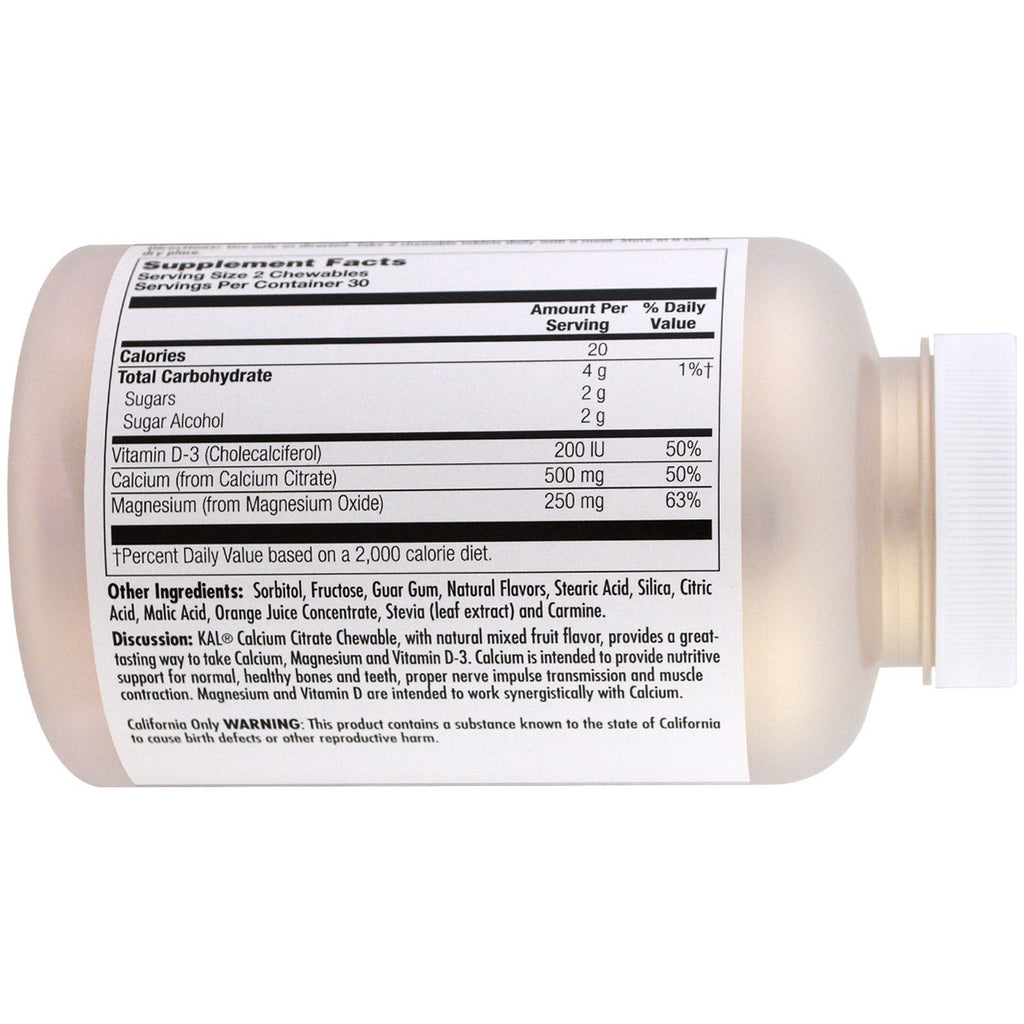Delicious calcium supplement for better absorption
