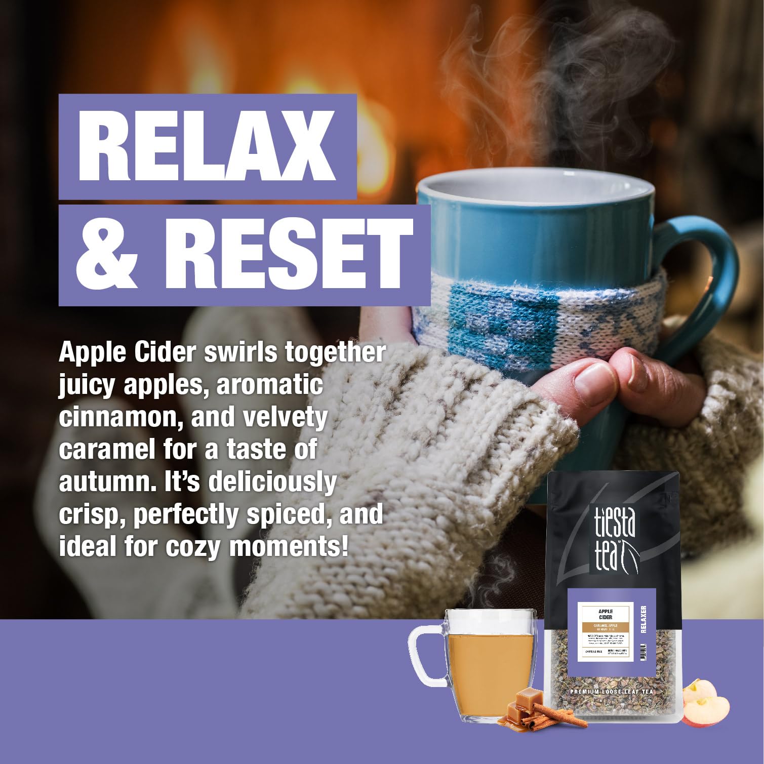 delicious caramel apple herbal infusion