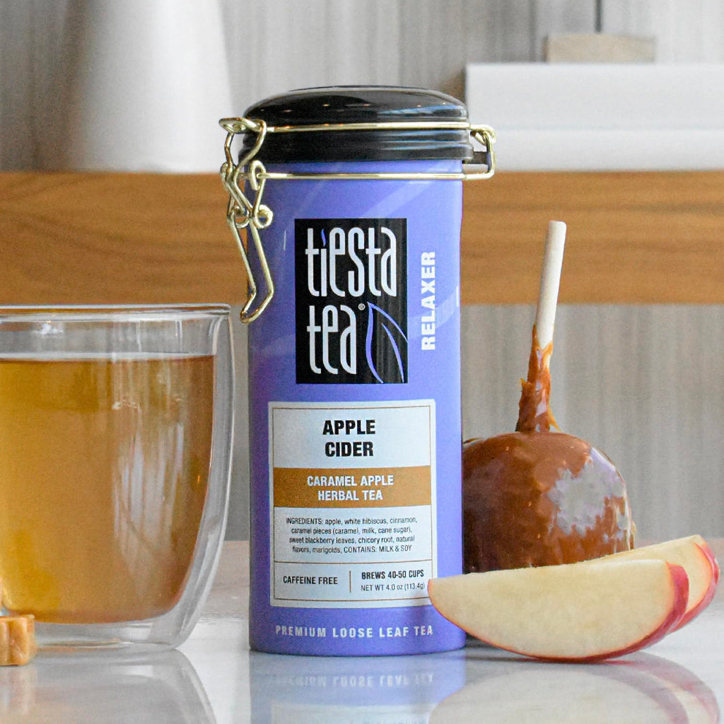delicious caramel apple herbal tea