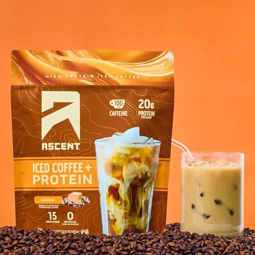 delicious caramel protein shake