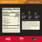 delicious caramel protein shake