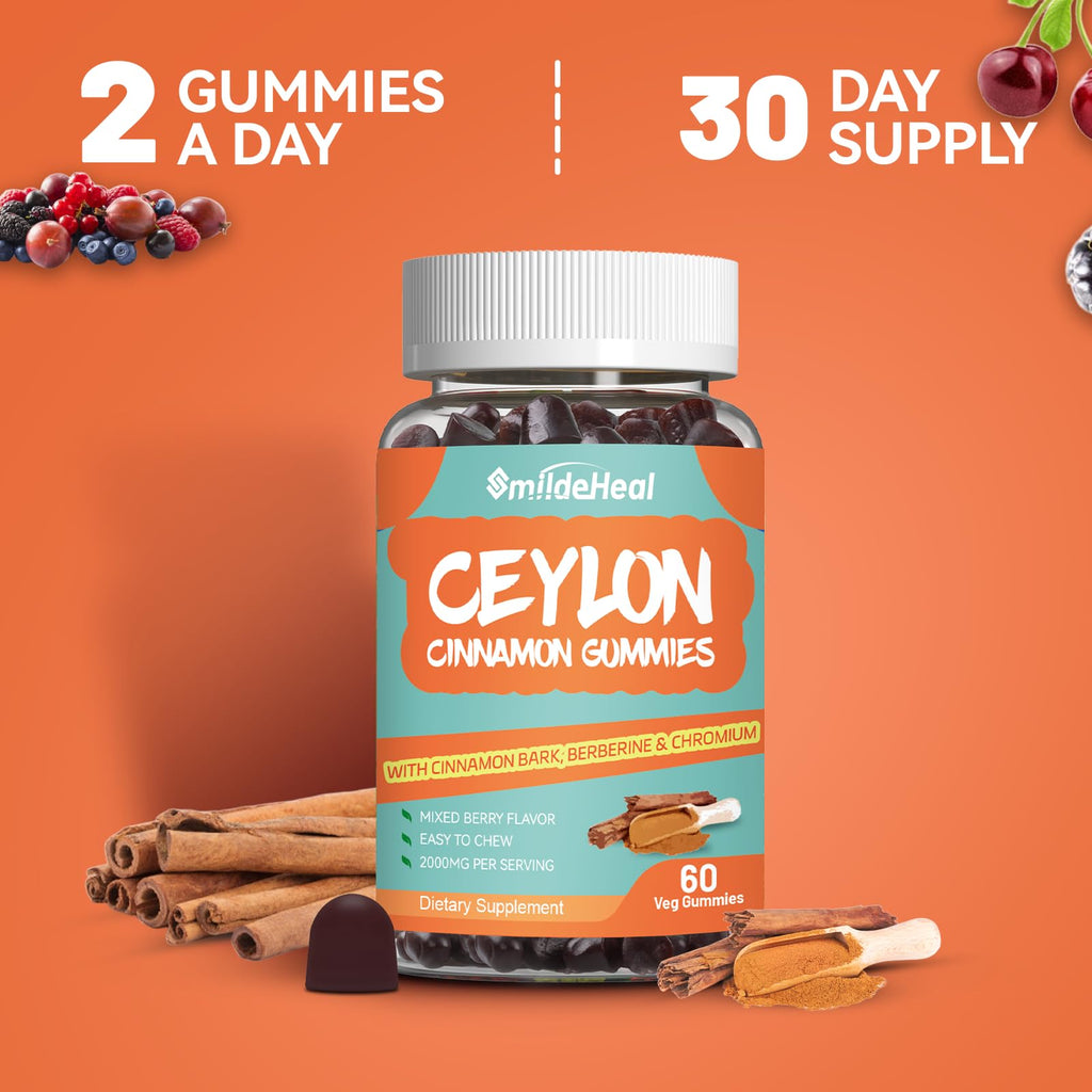 Delicious Ceylon cinnamon gummy vitamins