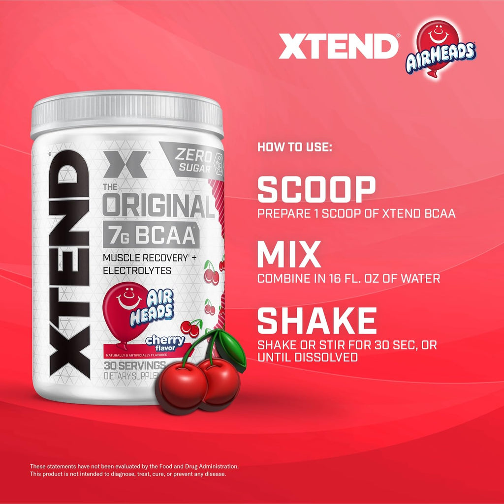 Delicious cherry BCAA drink mix