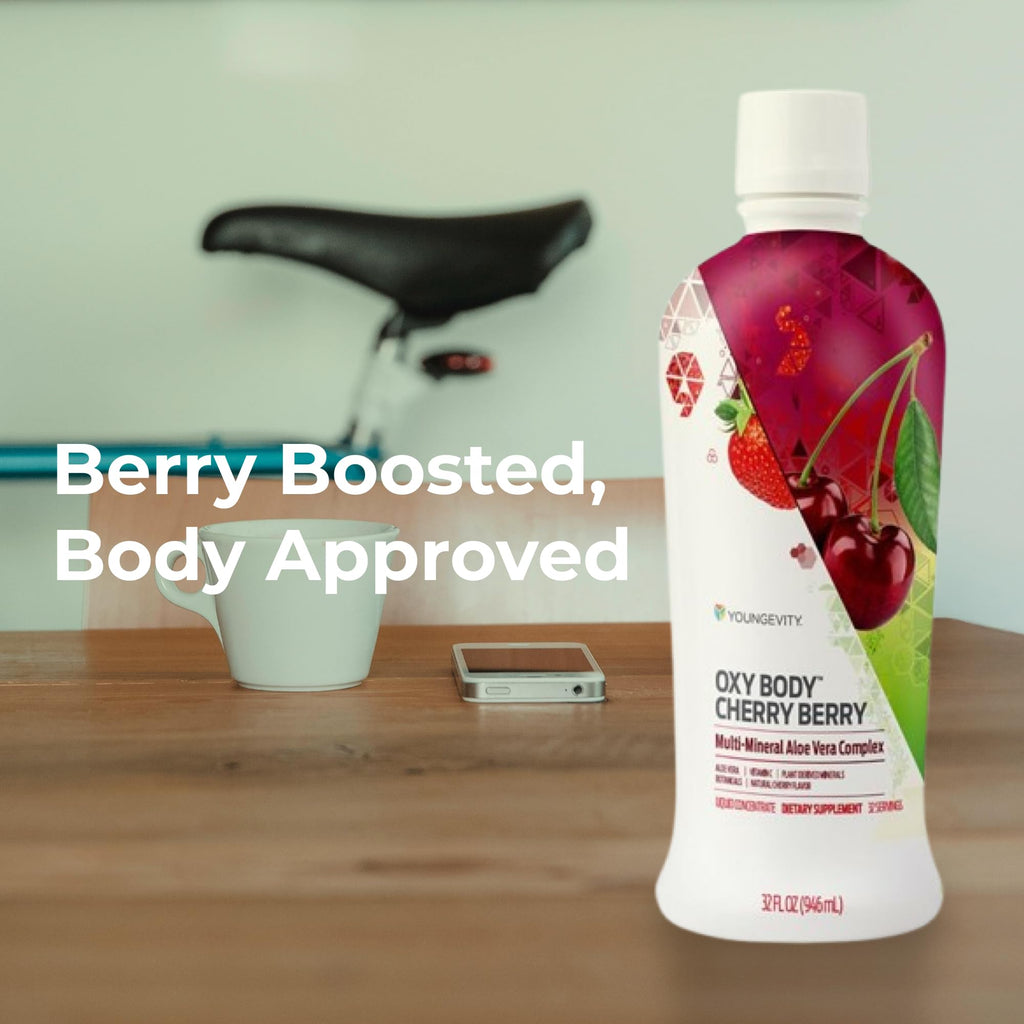 delicious Cherry Berry Aloe drink