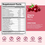 delicious cherry berry smoothie powder