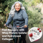 delicious cherry flavour protein drink