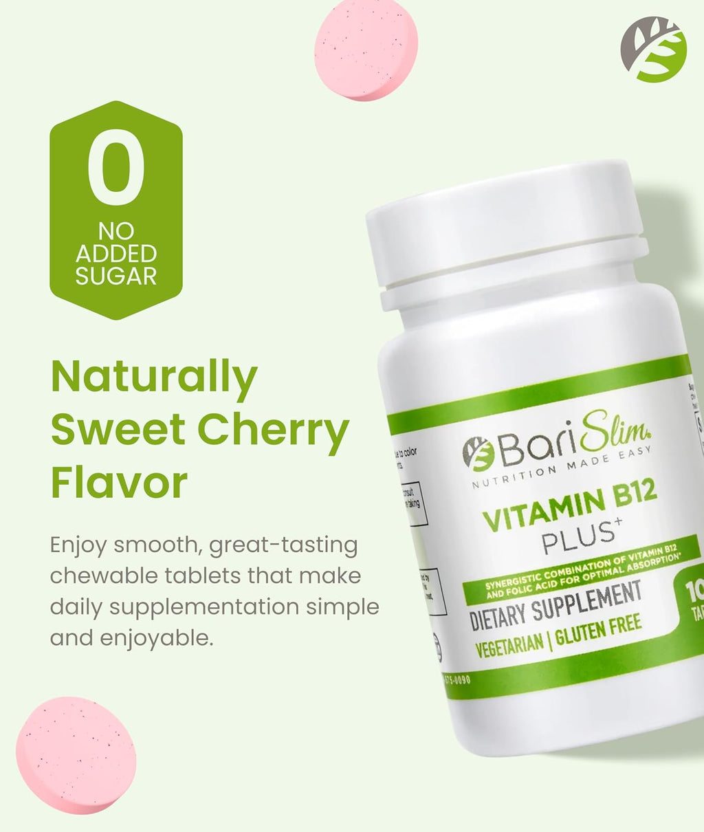 Delicious cherry flavour vitamin B12