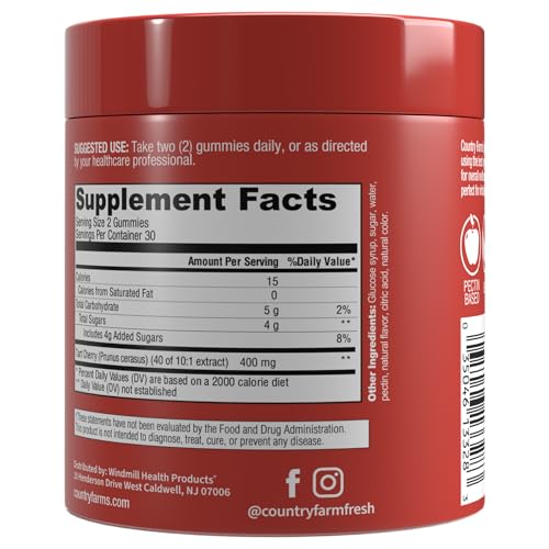 Delicious cherry flavour vitamin gummies