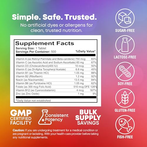 delicious cherry multivitamin tablets for kids