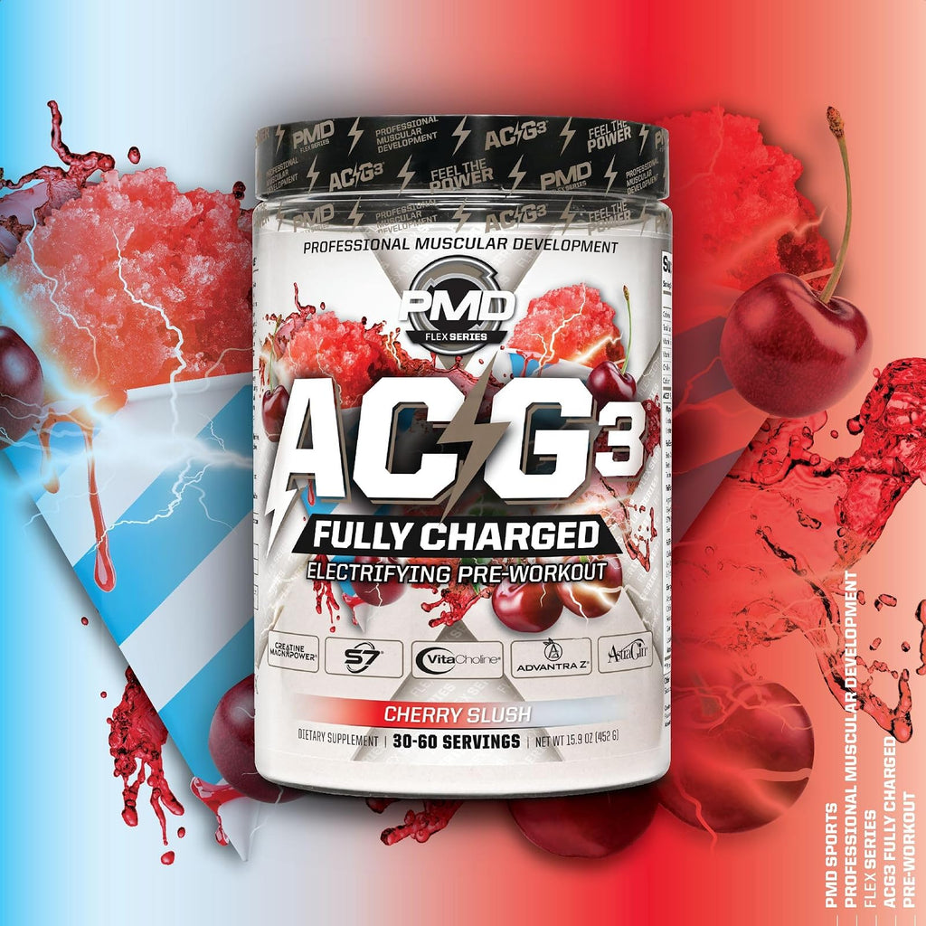 Delicious cherry slush energy drink