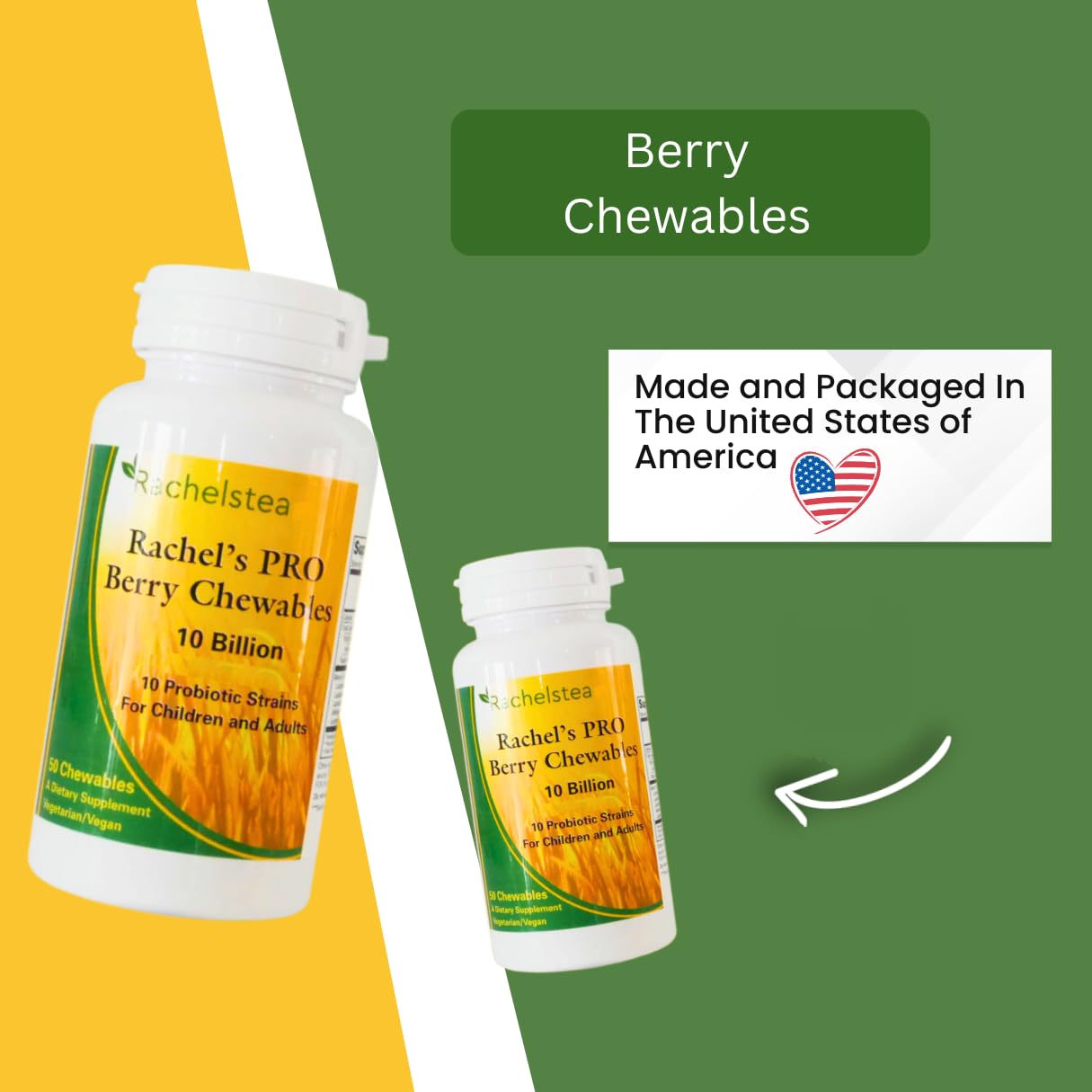 Delicious chewable probiotics for digestion