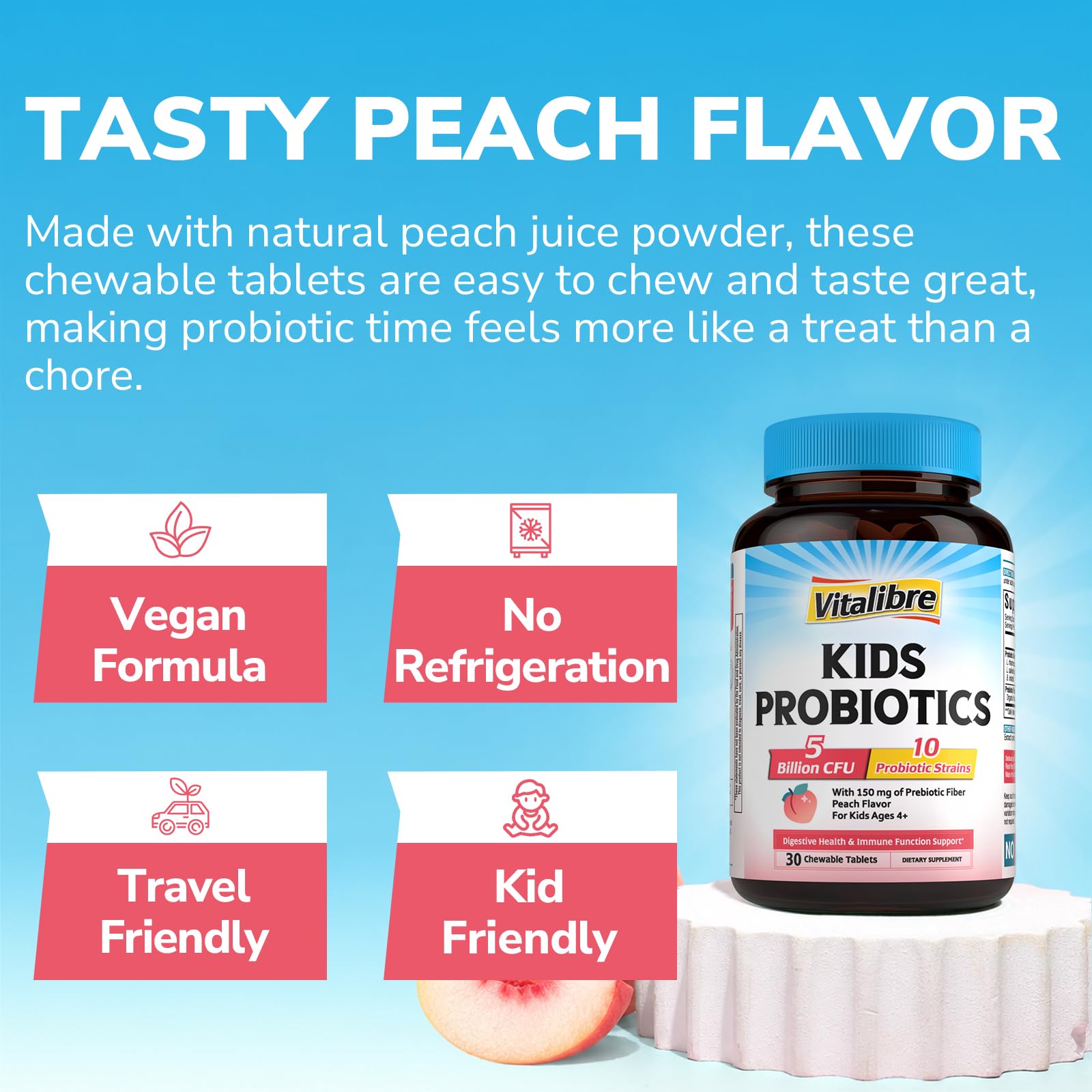 Delicious chewable probiotics for kids
