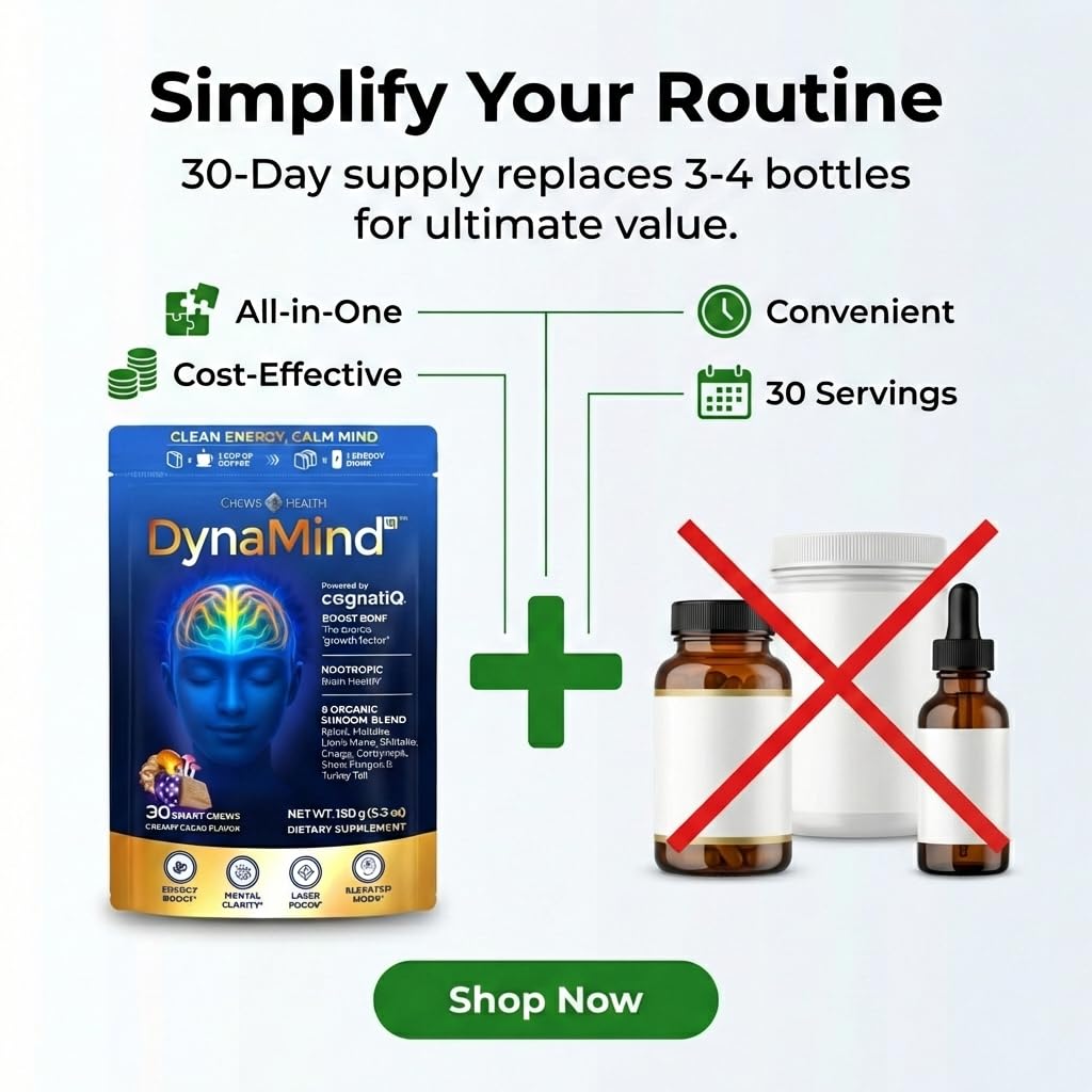 Delicious chewable supplements for brain health