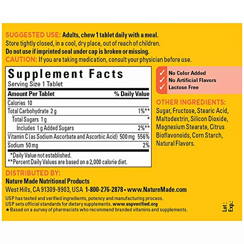 delicious chewable vitamin C supplement