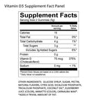 Delicious chewable Vitamin D3 supplements