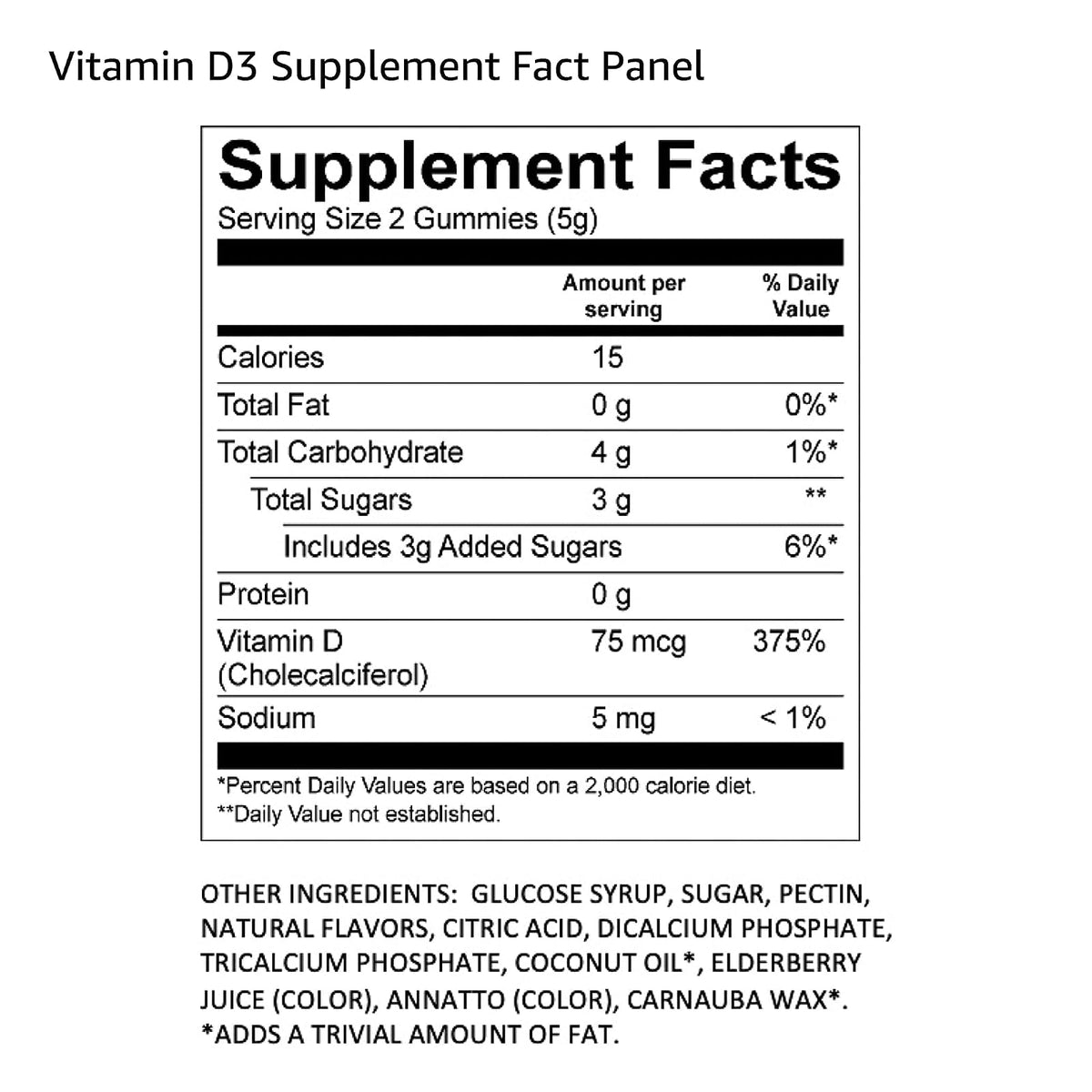 Delicious chewable Vitamin D3 supplements