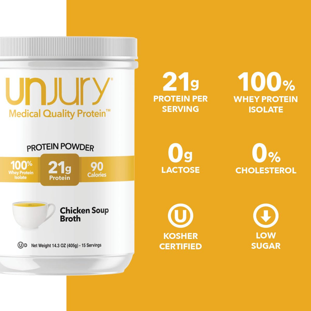 delicious chicken soup protein shake