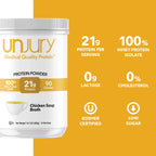 delicious chicken soup protein shake