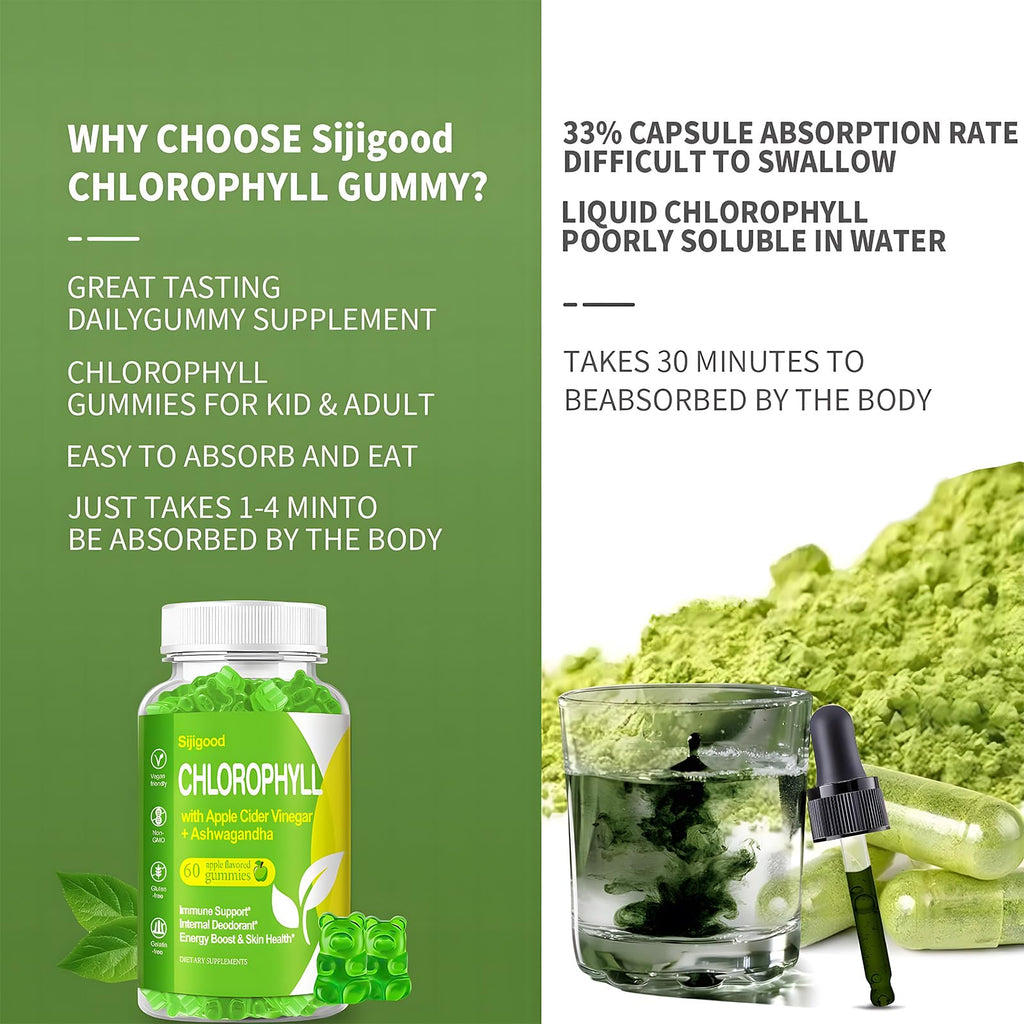 delicious chlorophyll taste in gummies