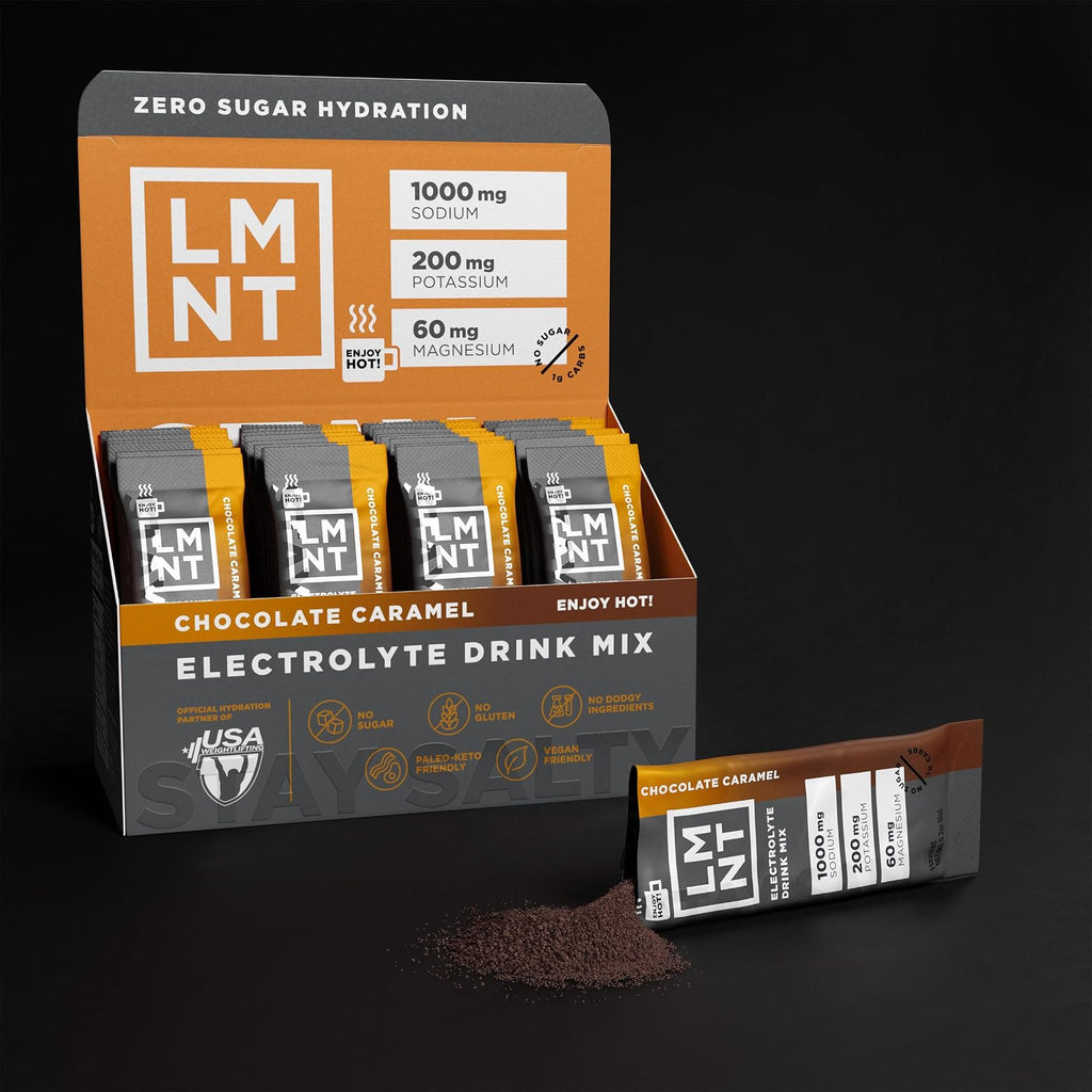 delicious chocolate caramel electrolyte blend