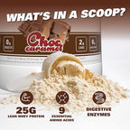 delicious chocolate caramel whey protein