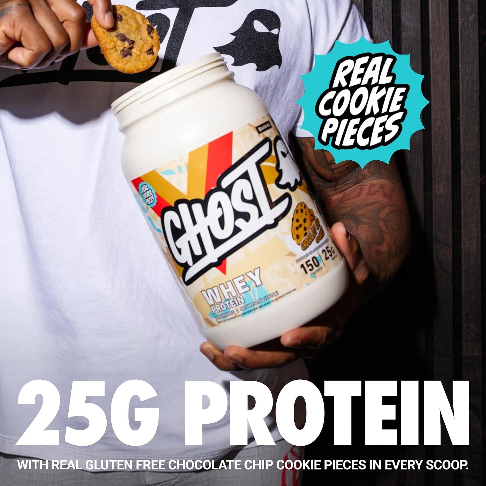 delicious chocolate chip protein supplement