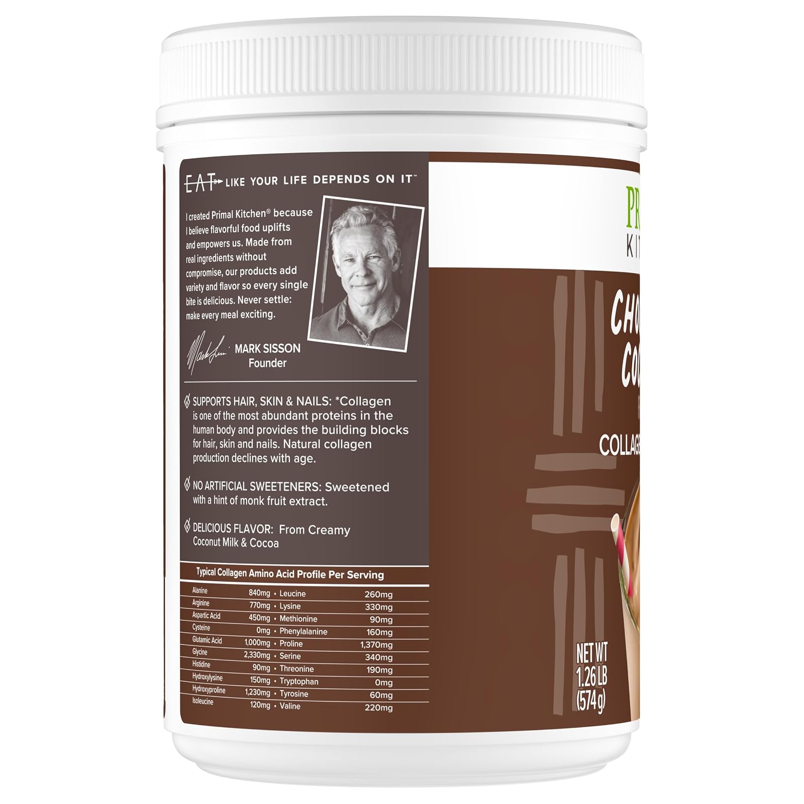 delicious chocolate collagen mix