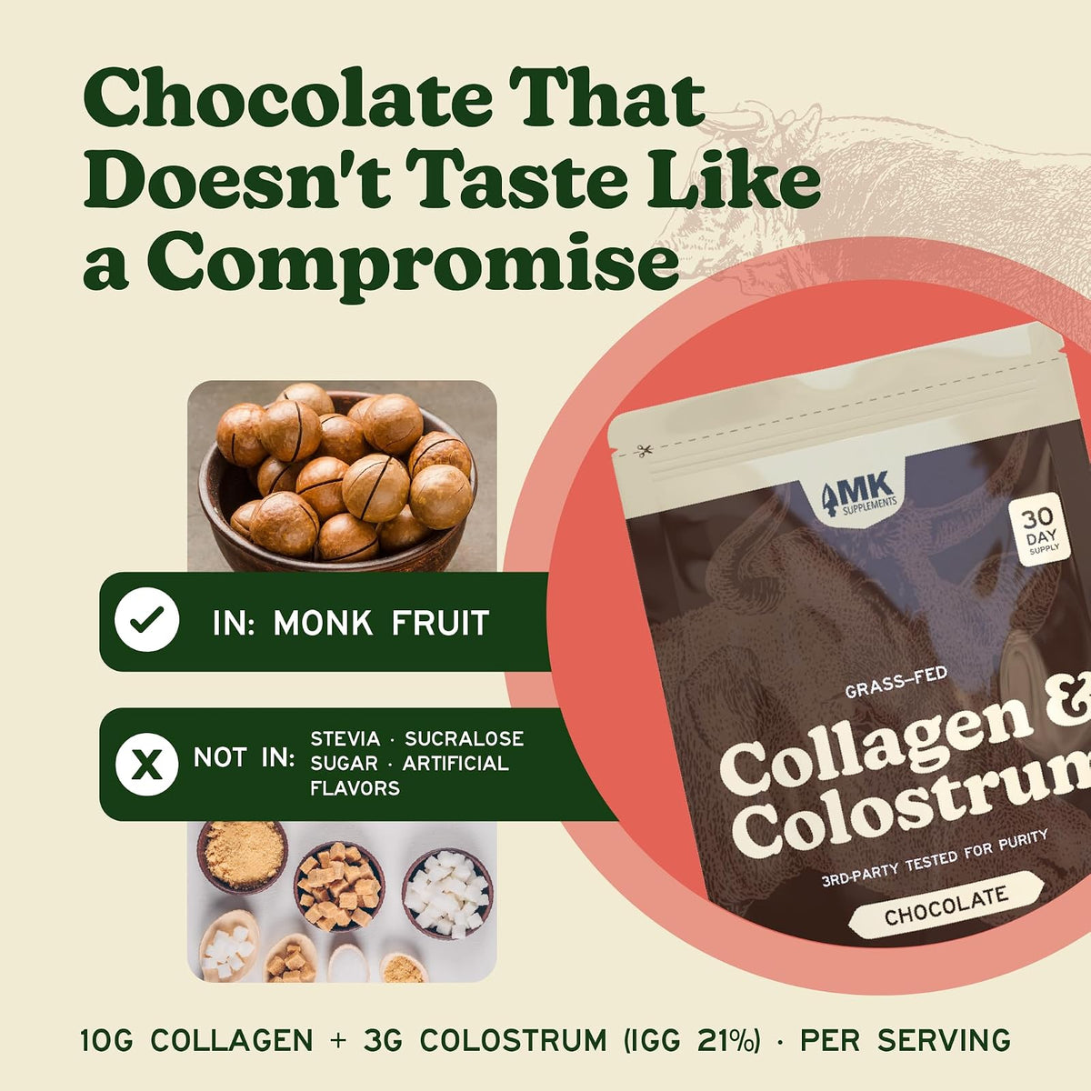 delicious chocolate collagen peptides