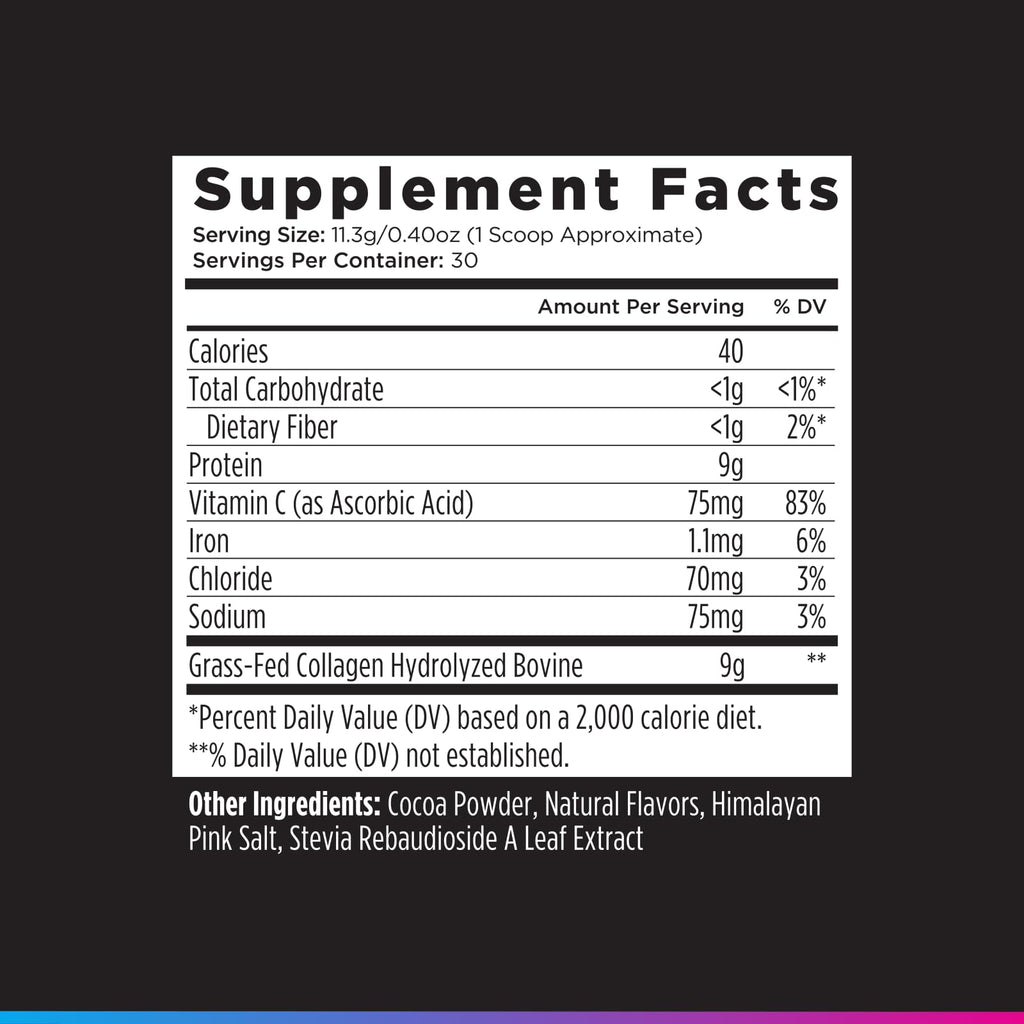 delicious chocolate collagen supplement