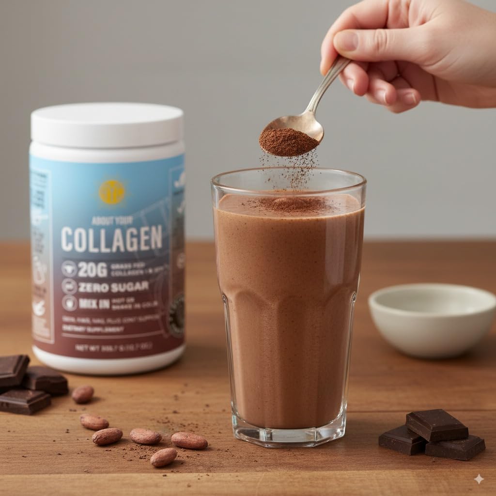 delicious chocolate collagen supplement