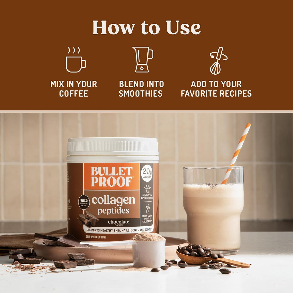 Delicious chocolate collagen supplement