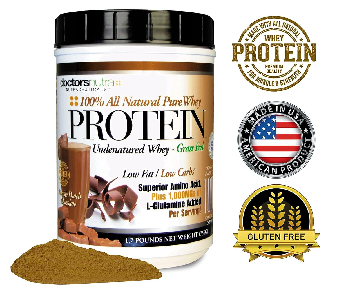 Delicious chocolate flavour protein shake