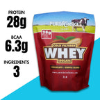 delicious chocolate flavour protein shake