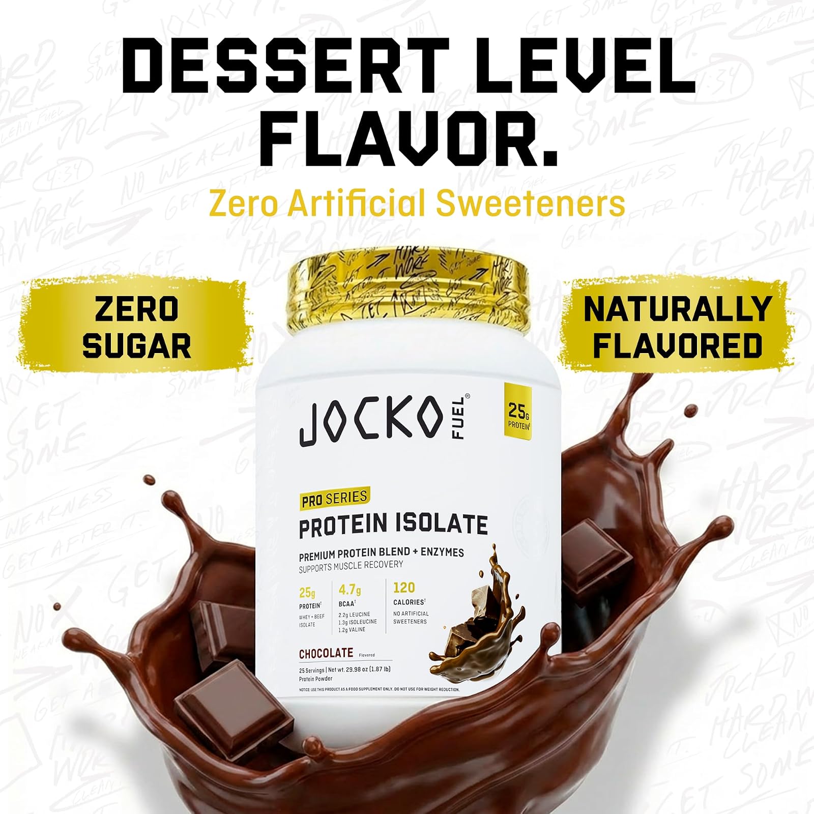 delicious chocolate flavour protein shake