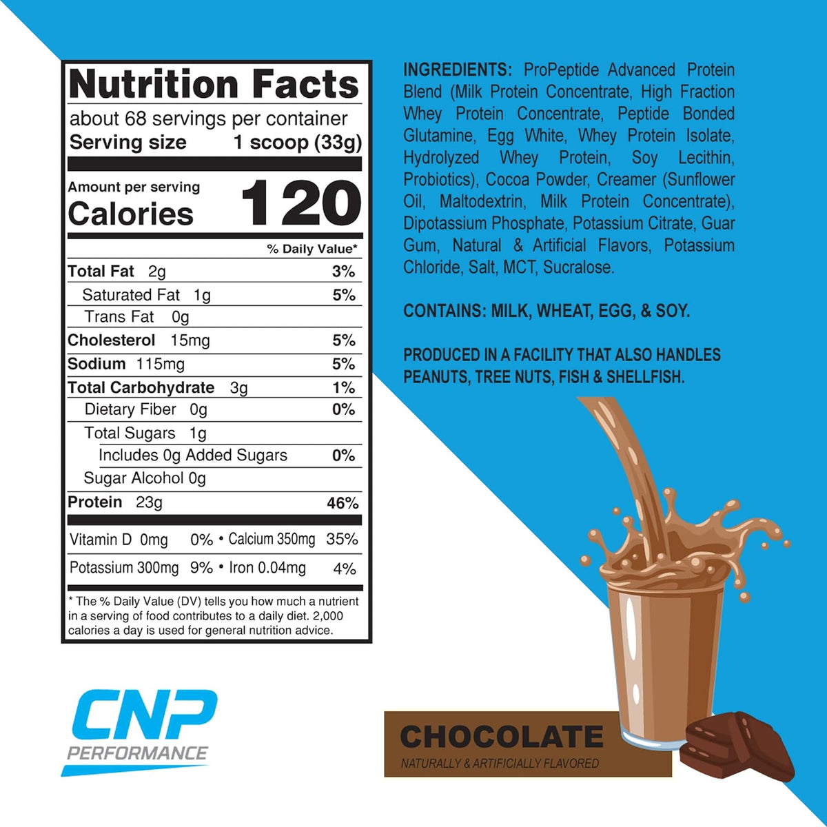 delicious chocolate flavour protein
