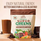 delicious chocolate greens powders blend