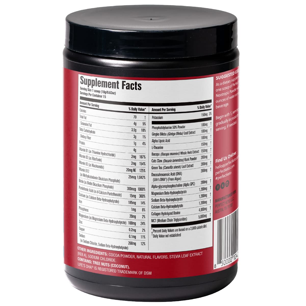 delicious chocolate herbal supplement