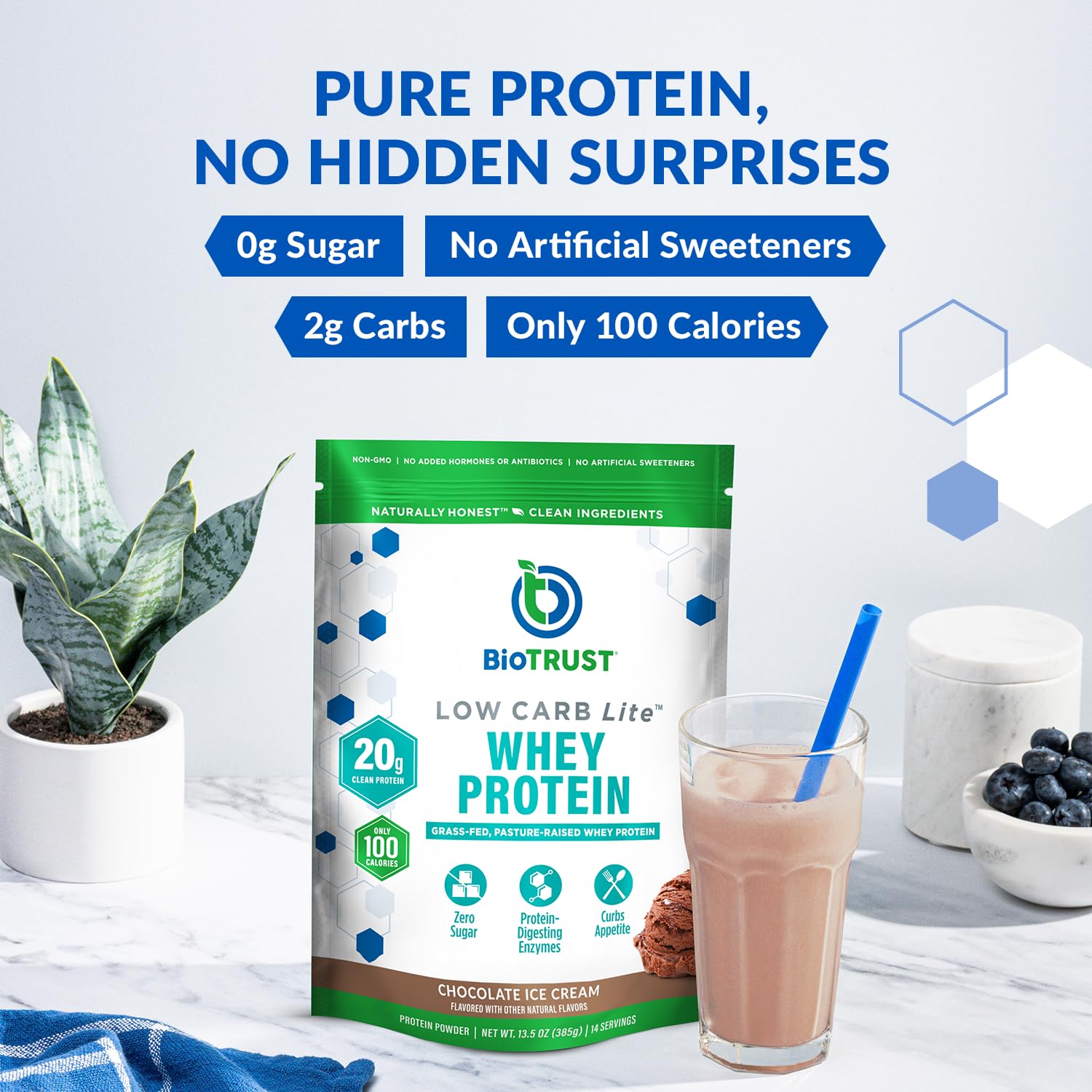 delicious chocolate ice cream protein