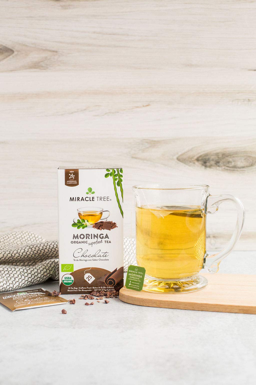 delicious chocolate moringa tea experience