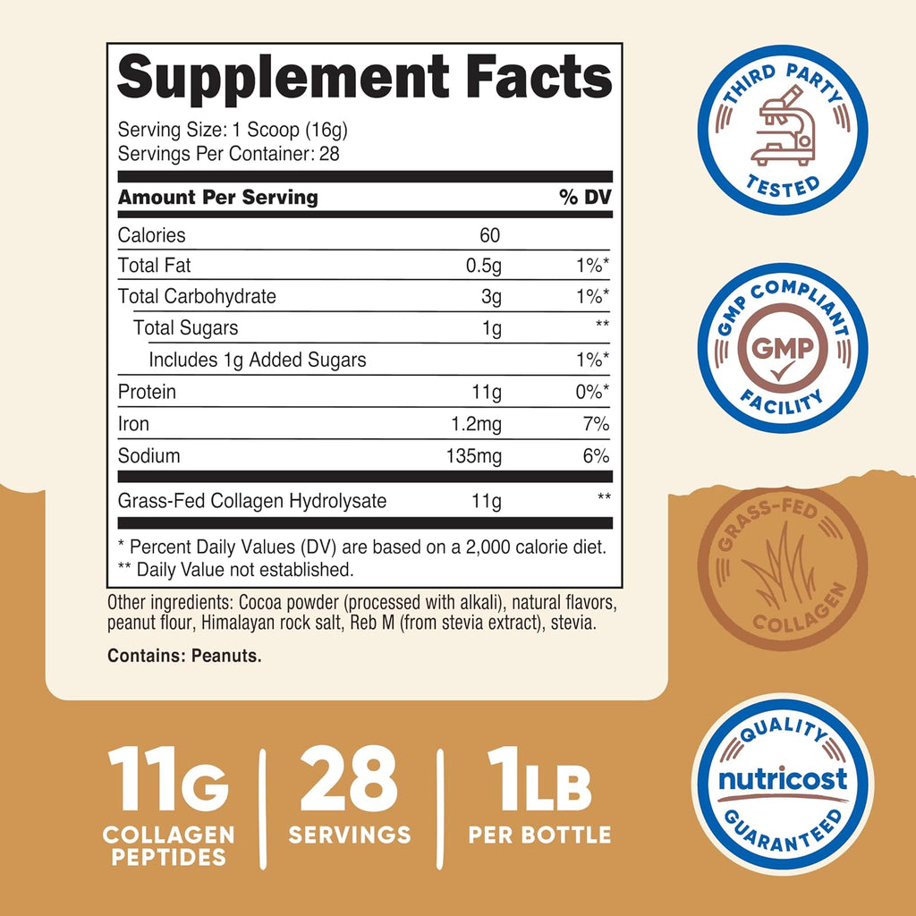 delicious chocolate peanut butter collagen
