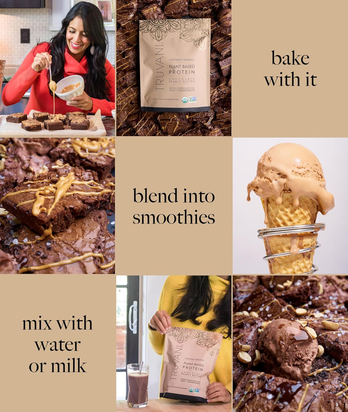delicious chocolate peanut butter flavour