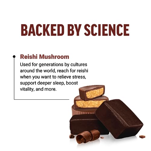 Delicious chocolate peanut butter mushrooms