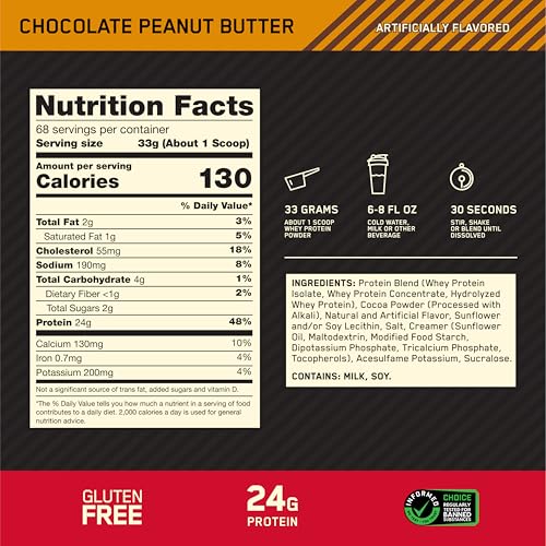 delicious chocolate peanut butter whey protein
