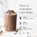 delicious chocolate peanut protein blend